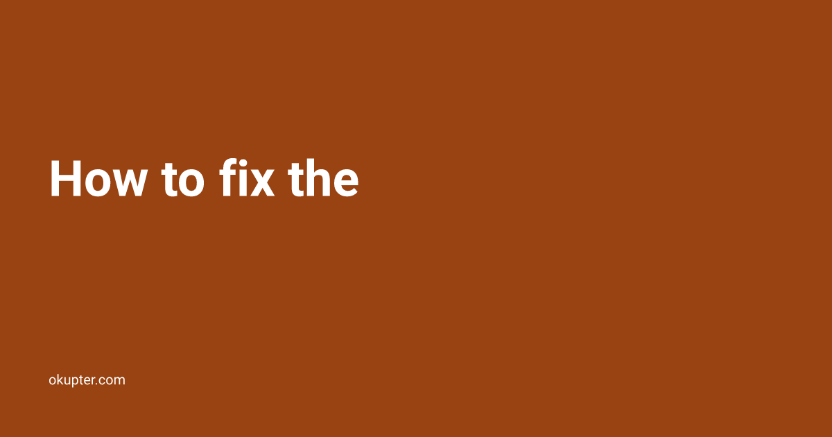 How To Fix The Window Is Not Defined Error In Sveltekit Okupter